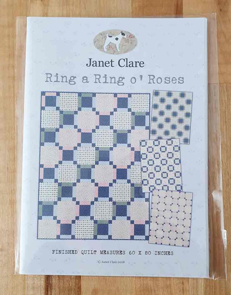 Janet Clare quilt pattern: Ring a Ring o’Roses – Sew Irish