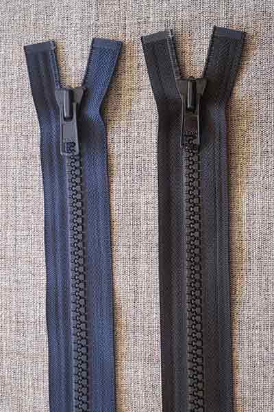 YKK Vislon open-ended plastic zips - Sew Irish